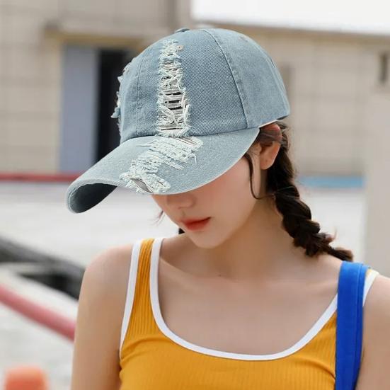 Buy Stylish Women Baseball Hat Solid Color Hip Hop Style Classic at ...