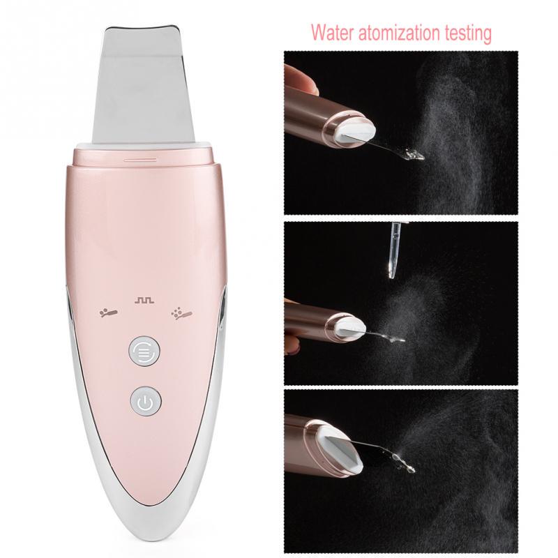 Buy Ultrasonic Ion Facial Pores Cleaner Skin Peeling Cuticles Removal ...