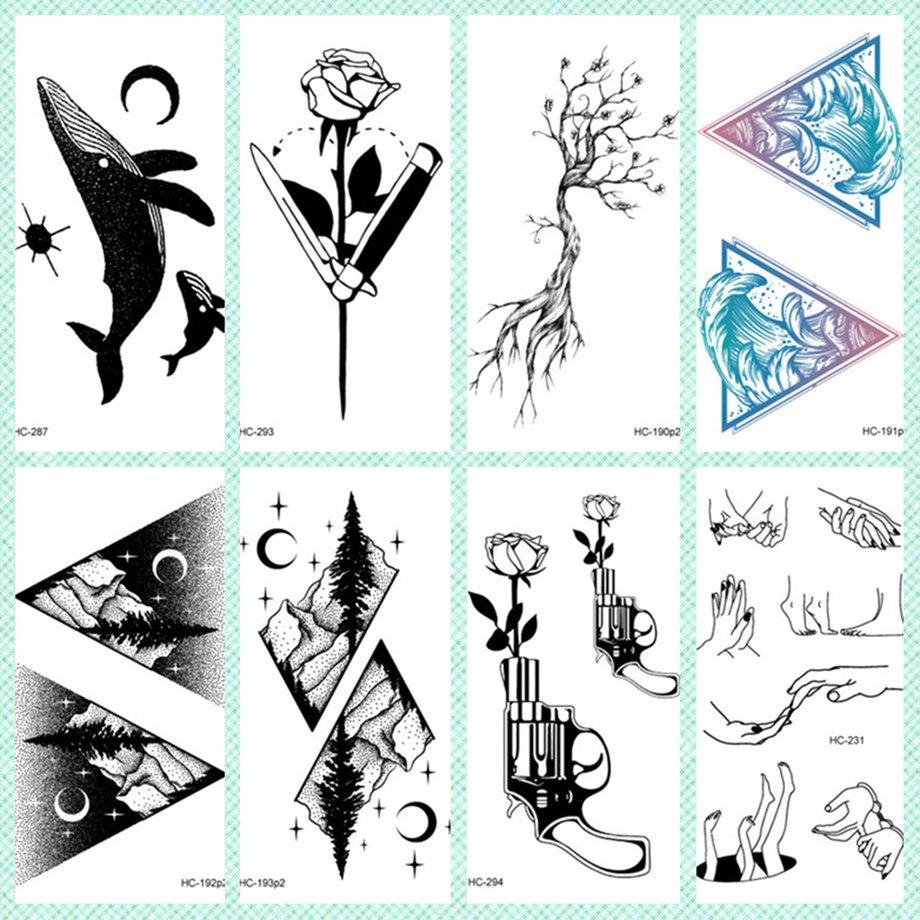 LCTE Waterproof Tattoo Stickers Original Fashion Small Fresh And ...
