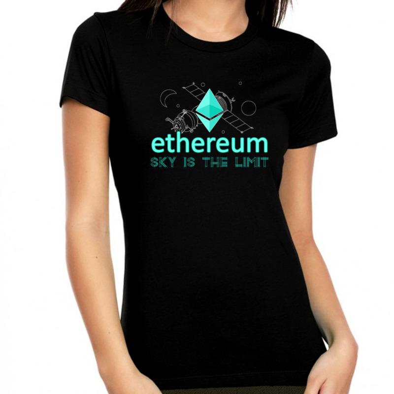 Ethereum Shirts For Women Crypto Gifts Ethereum Cryptocurrency Cute ...