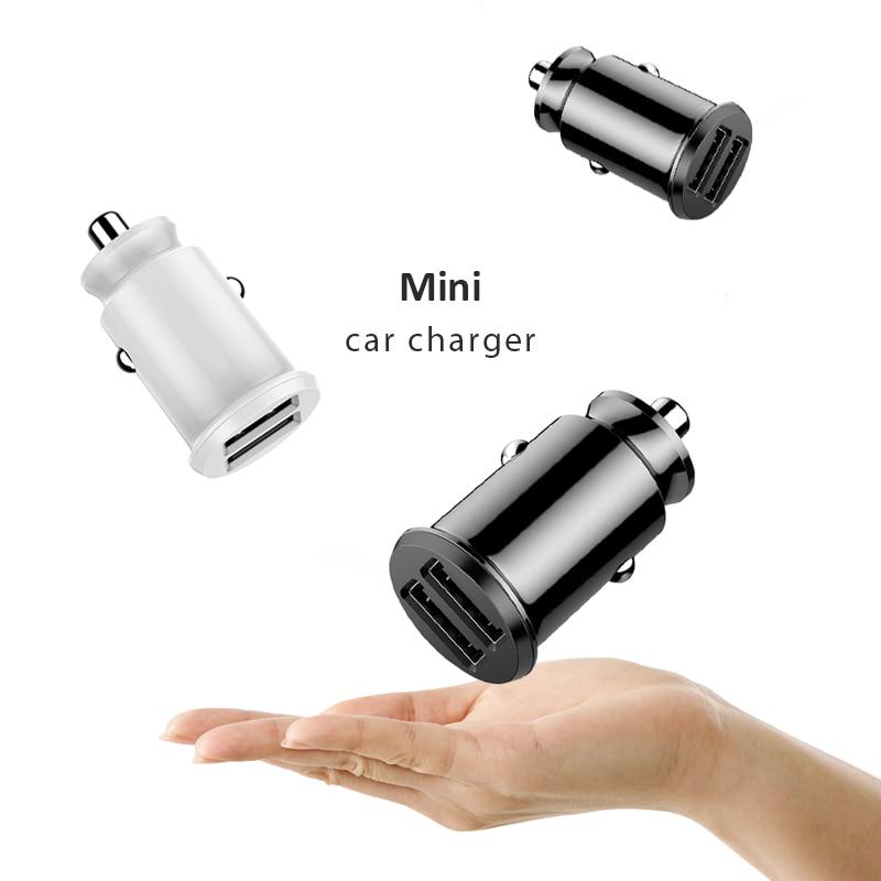 Buy Universal Car Mini Dual USB Adapter Plug Lighter Socket Charger ...
