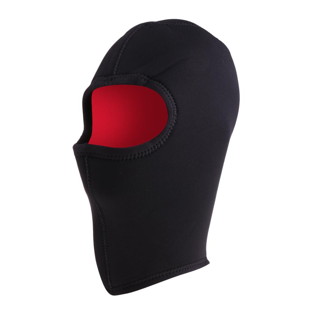 Buy 5mm Neoprene Wetsuit Hood Thermal Scuba Diving Cap Full Face Mask ...