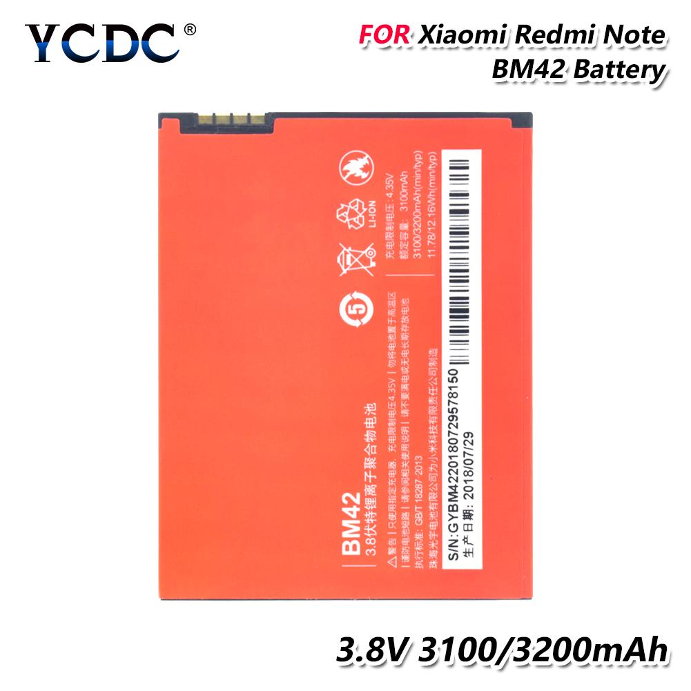 Xiaomi Redmi Note Note2 Lityum Değiştirme Bataryası için 3.8V 3200mAh ...