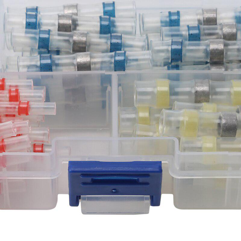 Buy Shrink Butt Connector Solder Sleeve Electrical Butt Wire Terminal ...