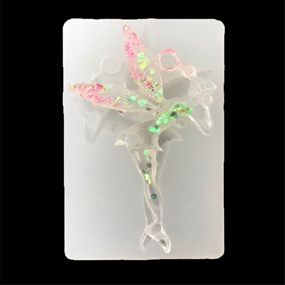 Buy Qualified Jewelry Resin Necklace Mould Fairy Elf Pendant Mold Angel ...