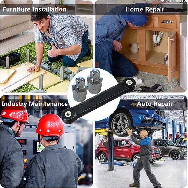 Buy Multifunction Universal Extension Wrench Combined Torque Wrench ...
