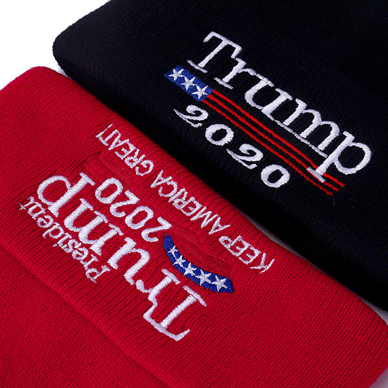 Buy Unisex Trump President 2020 Winter Hat Cotton Casual Beanies For ...