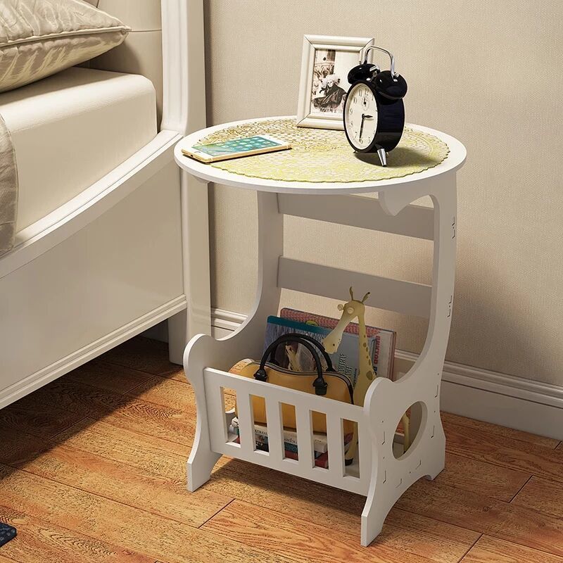Buy Bedside Table Storage Cabinet Solid Wood Storage Cabinet Modern ...