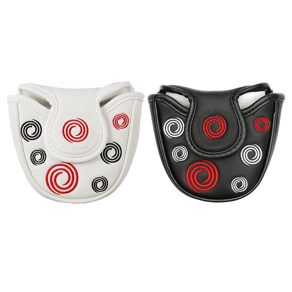 Cheap Magnetic Golf Putter Mallet Covers Dust-proof PU Leather Golf ...