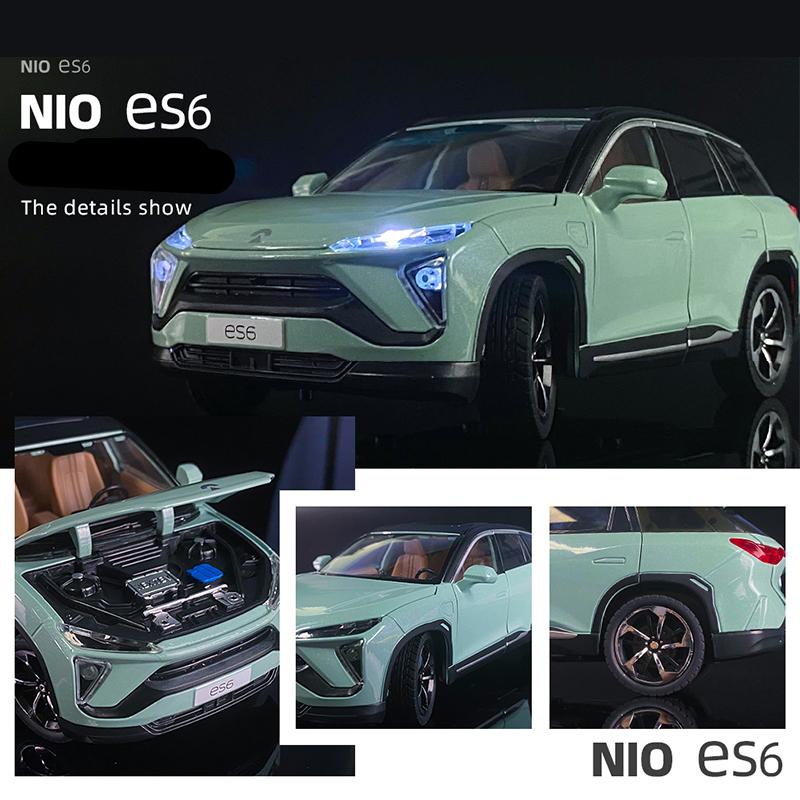 1:24 NIO ES6 Alloy New Energy Car Model Diecasts Simulation Collection ...
