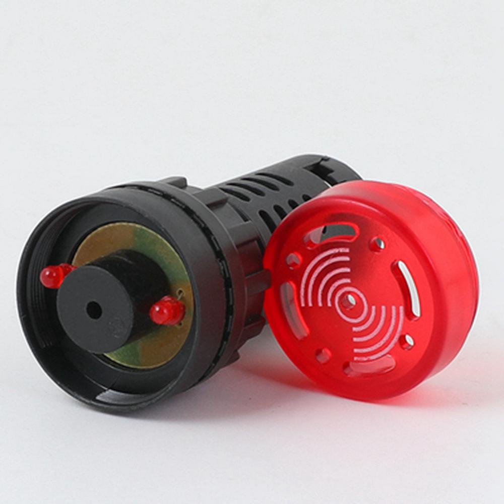 LED AD16-22SM Red Green Yellow Buzzer Lamp Flash Alarm Indicator Signal ...