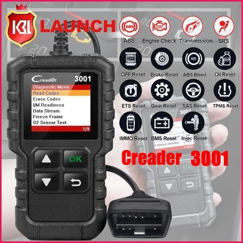 Launch X431 CR3001 OBD2 EOBD Car Automotive Erase/Reset Fault Codes ...