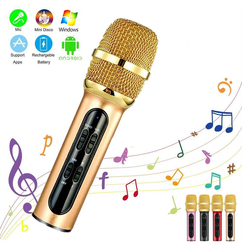 Karaoke Microphone Wired Microphone Portable Professional Speaker ...