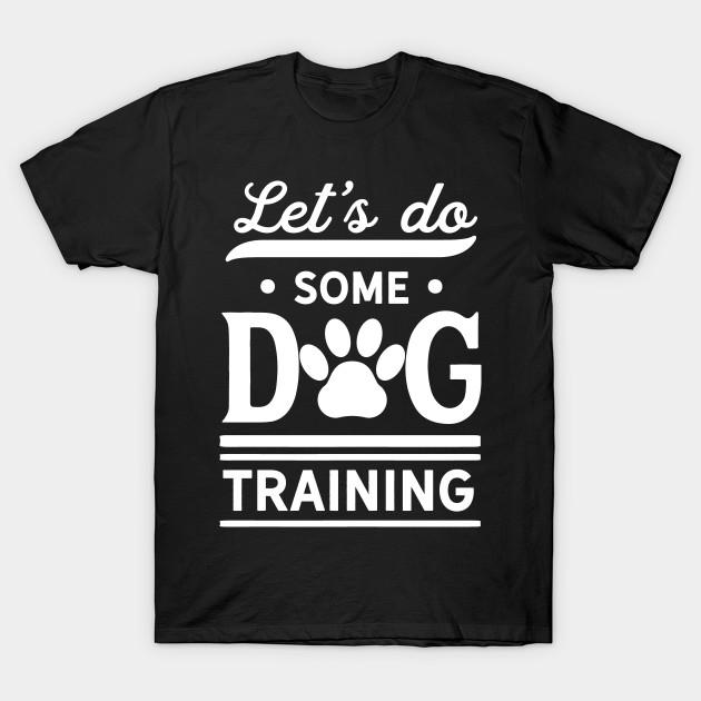 Buy Men Black Print T-shirt Super Large TShirt train dogs trainer dog ...