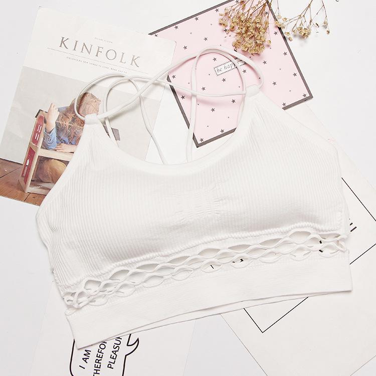 Buy Fashion Women Sexy Strapless Tube Top Lace Up Bandage Underwear ...