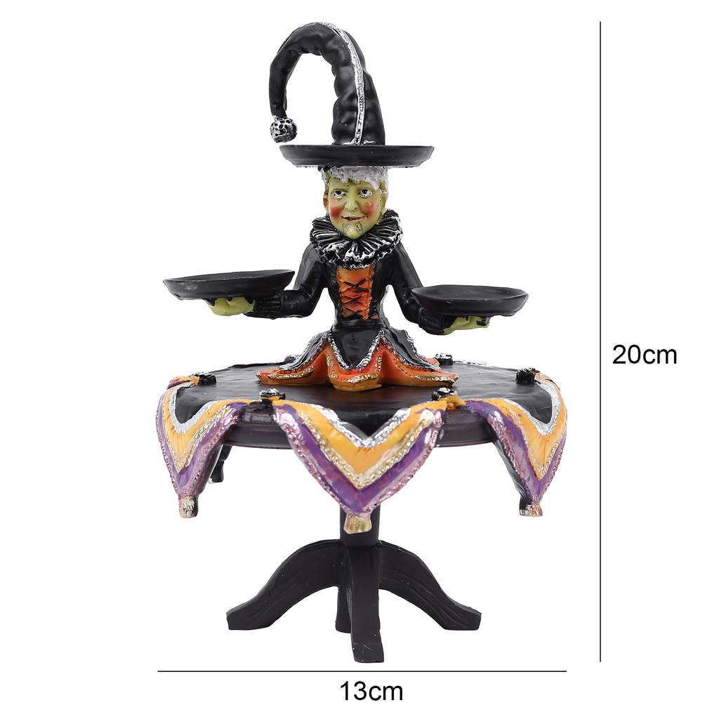 Buy Witch Display Stand - Creepy Halloween Cupcake & Dessert Tray Resin ...
