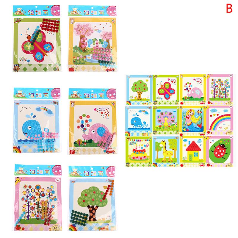 Buy Children'S Stickers Handmade Material Package Creative Puzzle Paste ...