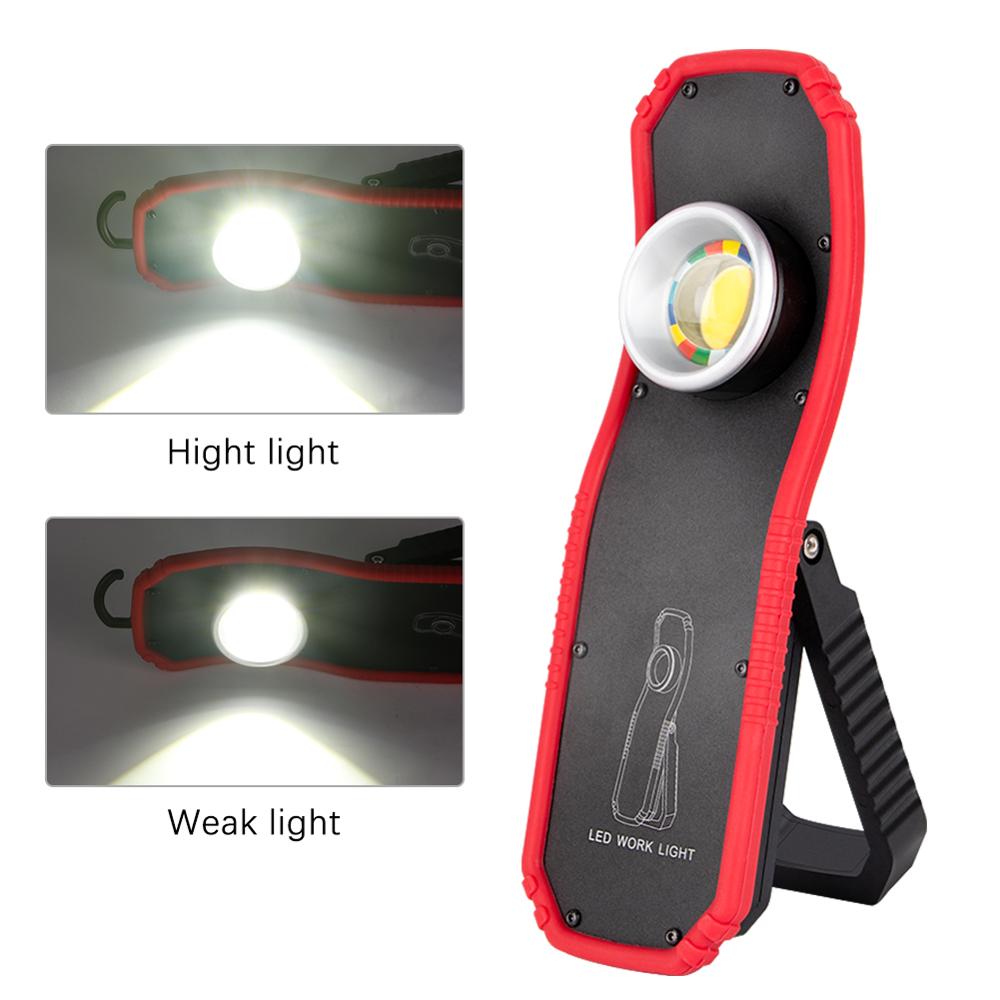 Buy Portable Flashlight Torch USB Rechargeable LED Work Light Magnetic ...