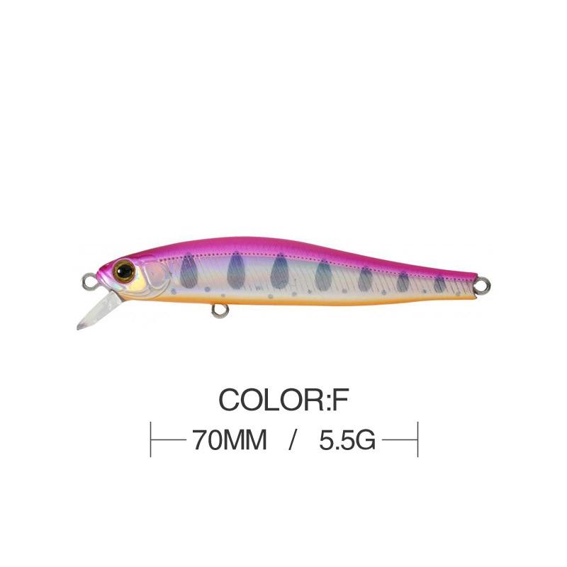 Buy 1PCS 70MM 5.5G Sinking Minnow Fishing Lures Artificial Bait 3D Natural Eyes Wobbler Hard ...