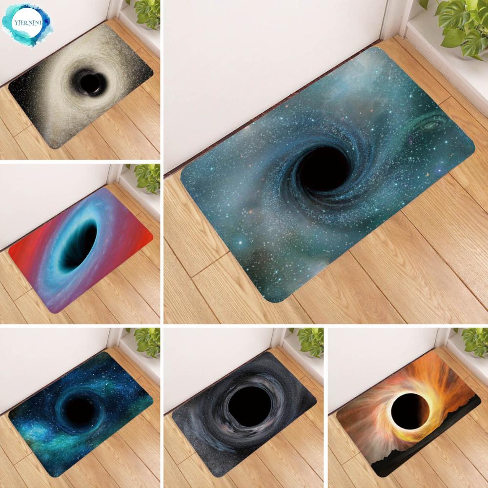 Buy 1PC 40x60cm Black Hole Printed Doormat Door Mat Entrance Rug Home ...