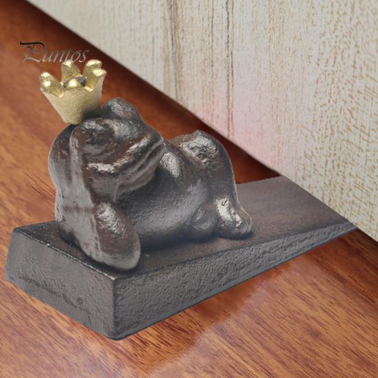 Door Wedge Animal Design Multi purpose Iron Hardwood Carpet Door Jam ...