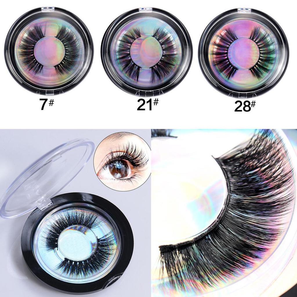 Women Handmade Soft Long Full Fake Eyelashes False Lashes Extension ...
