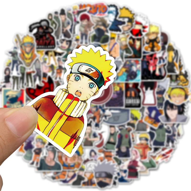 Buy Cartoon Naruto Stickers Cool Naruto Waterproof Sticker Luggage ...