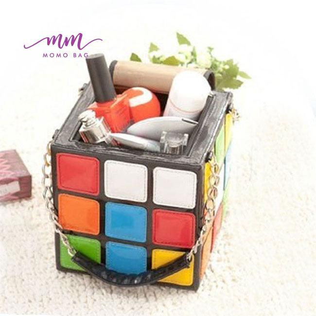 Buy Women's Bag Cute Rubik's Cube Square Casual Tote Stachel Handbag ...