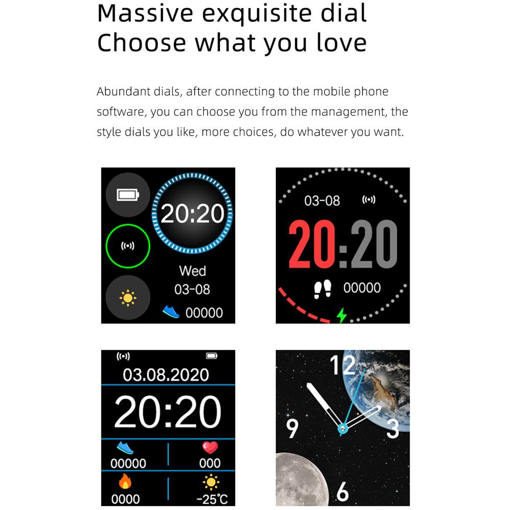 The SERVO Z15 Smart Watch with a 1.69 inch full touch Screen, IP67 ...