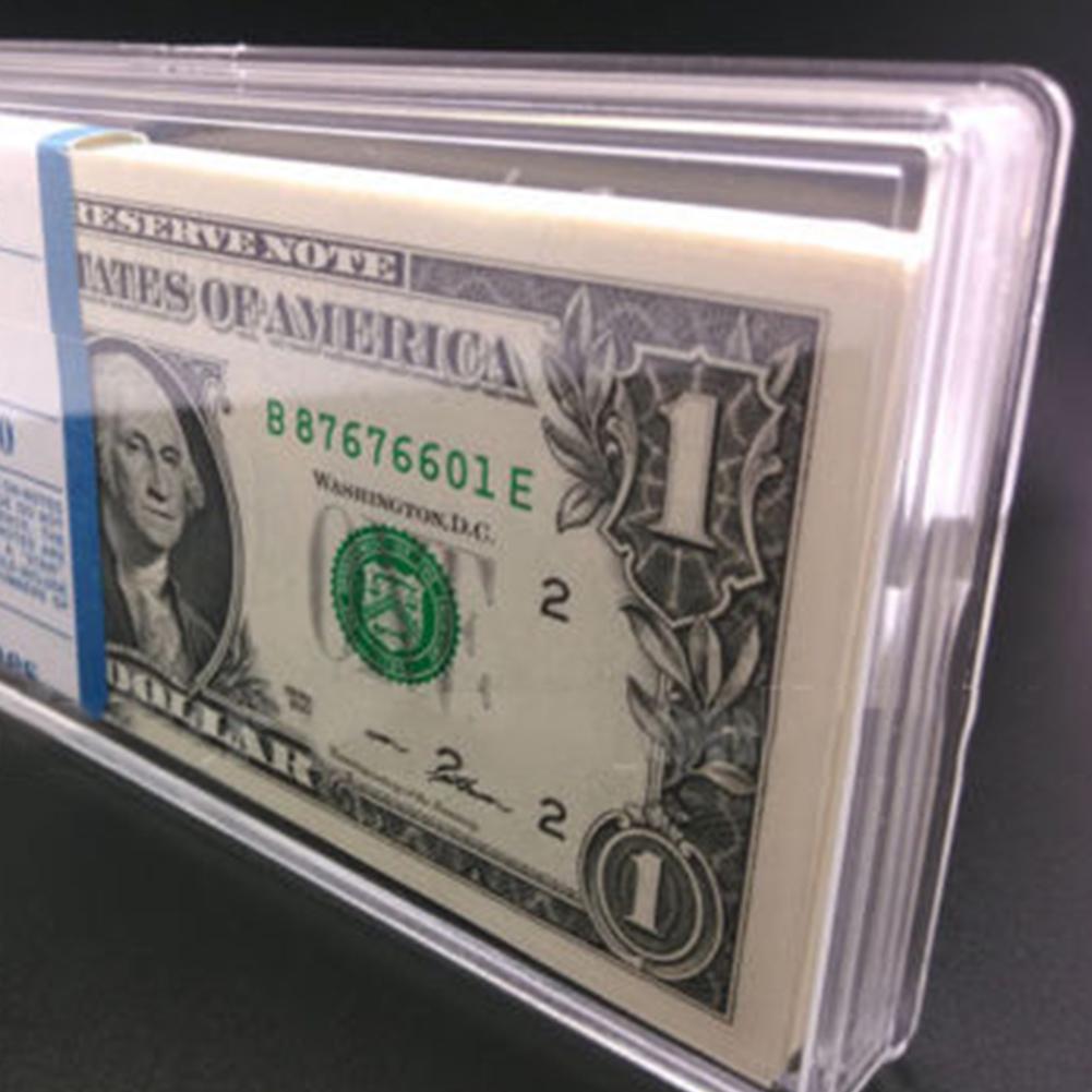 Buy Acrylic Currency Notes Holders Display Box Clear Case for Bundle ...