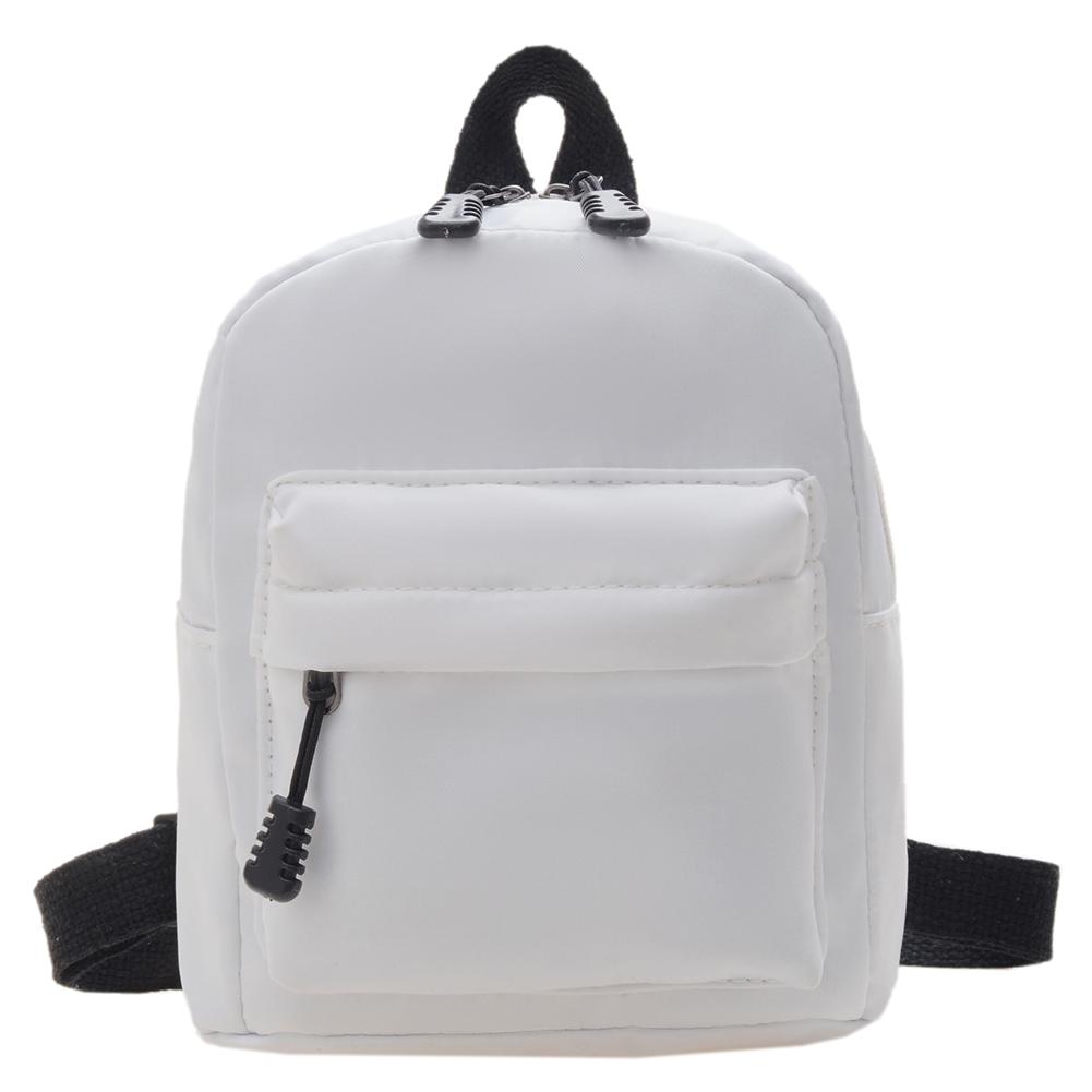Buy Mini Pure Nylon Zipper Top-handle Backpack Student Shoulder Bag ...