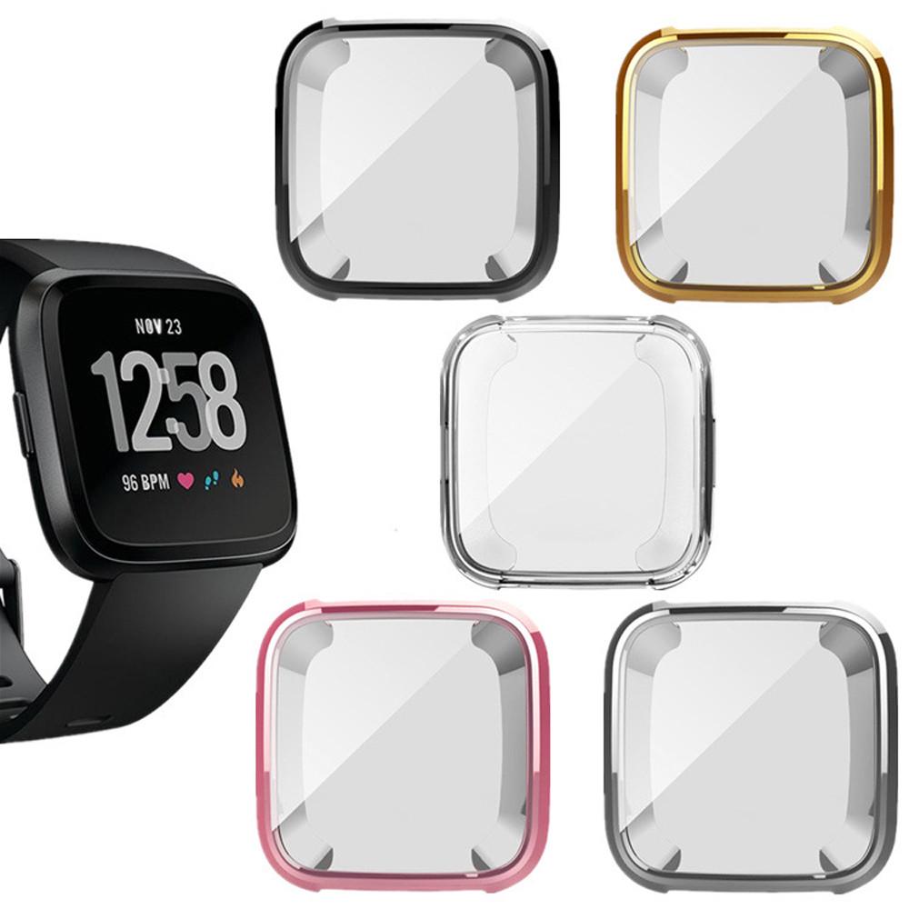 Buy For Fitbit Versa Screen Protector Case Full 360 Protection Gel ...