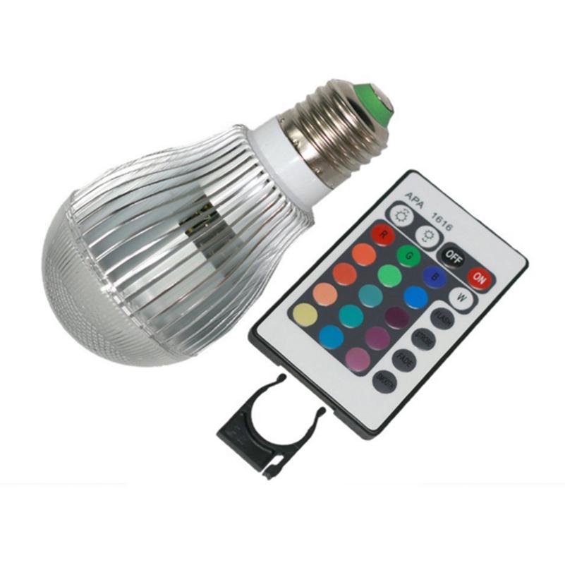 Buy GZDL 5W E27 IR Remote Control LED Lamp RGB Changing Light Bulb ...