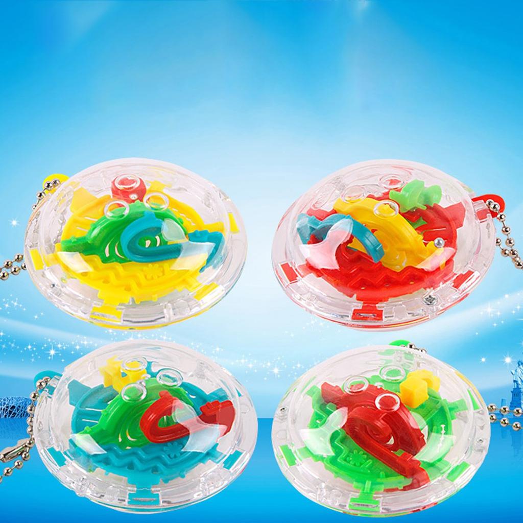 FFFG 3D Mini Magic Ball Intellect Maze Ball Kids Children Balance Logic ...