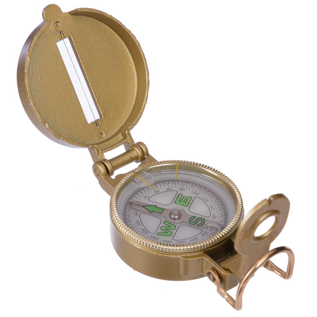 Cheap Liquid compass in a closed case SP-Sport DC-45-3 golden | Joom