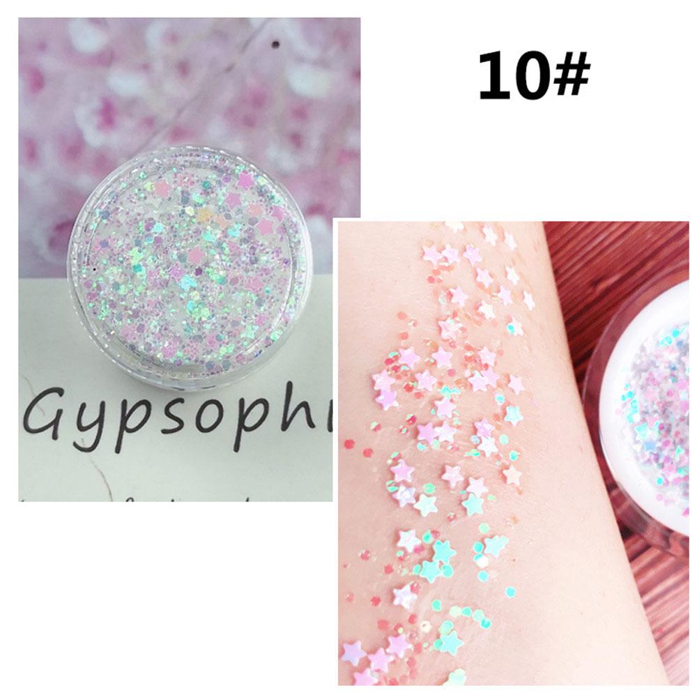 Buy Glitter Eyeshadow Makeup Eyes Stars Patch Sequin Gel Cream Face ...