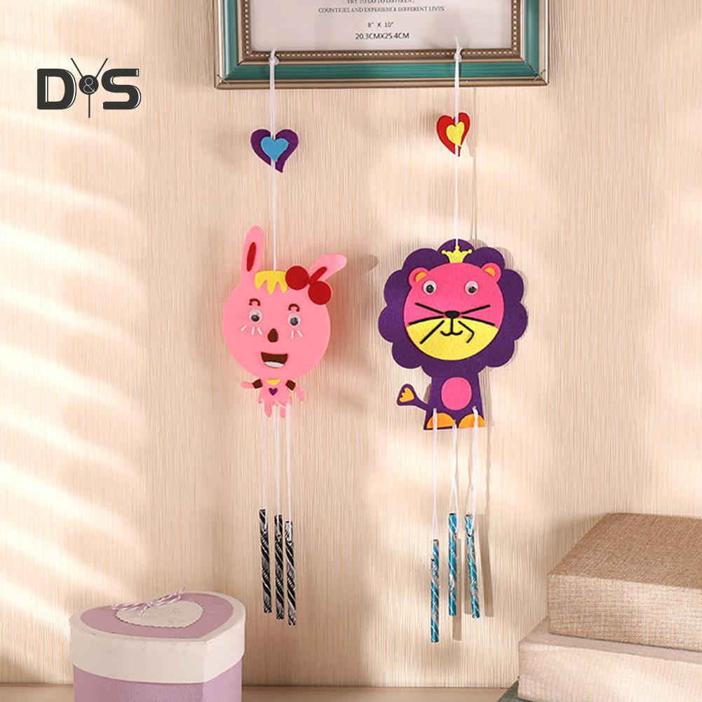 Buy DIY Handmade Cute Cartoon Wind Chime Cloth Fabric Kindergarten ...
