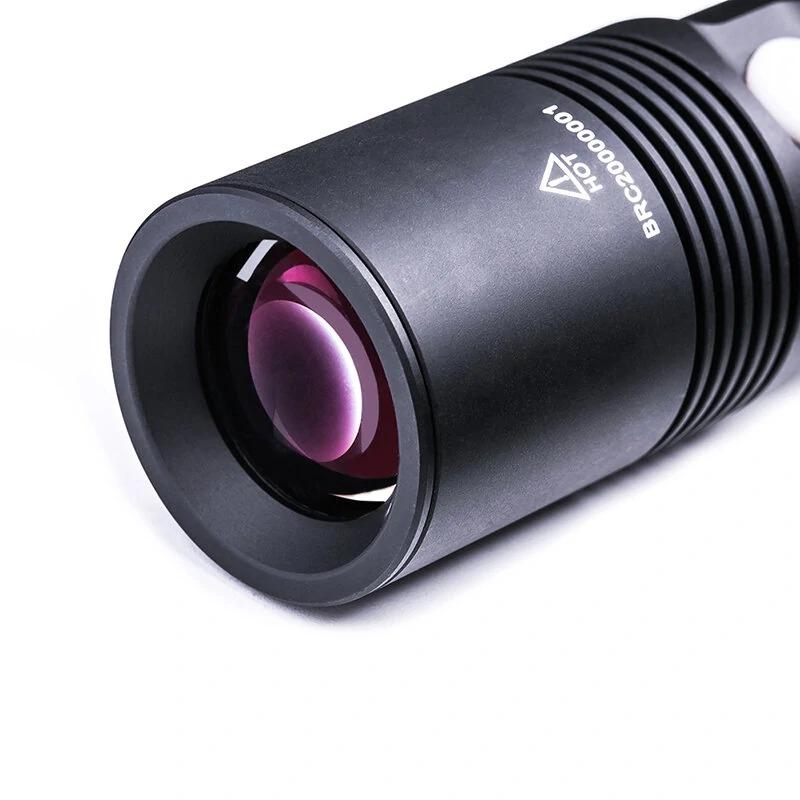 Cheap L10 Max 400LM 1200M LEP Flashlight With 21700 Battery USB Type C ...