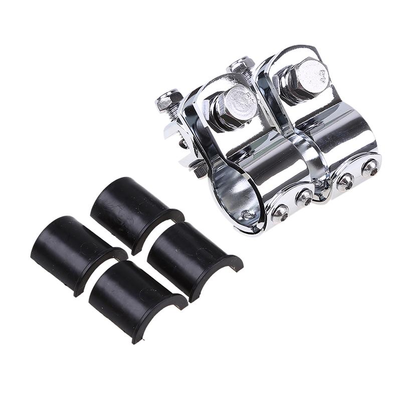 2PCS 32mm Engine Guard Footpeg Clamps Universal For Harley Motorcycle ...