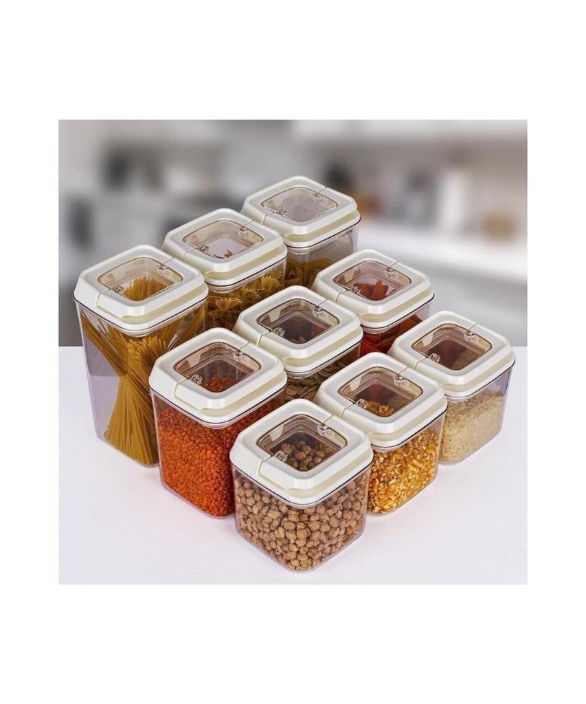Cheap 9 Pcs Luxury Vacuum Storage Container White (special Lid), Supply ...