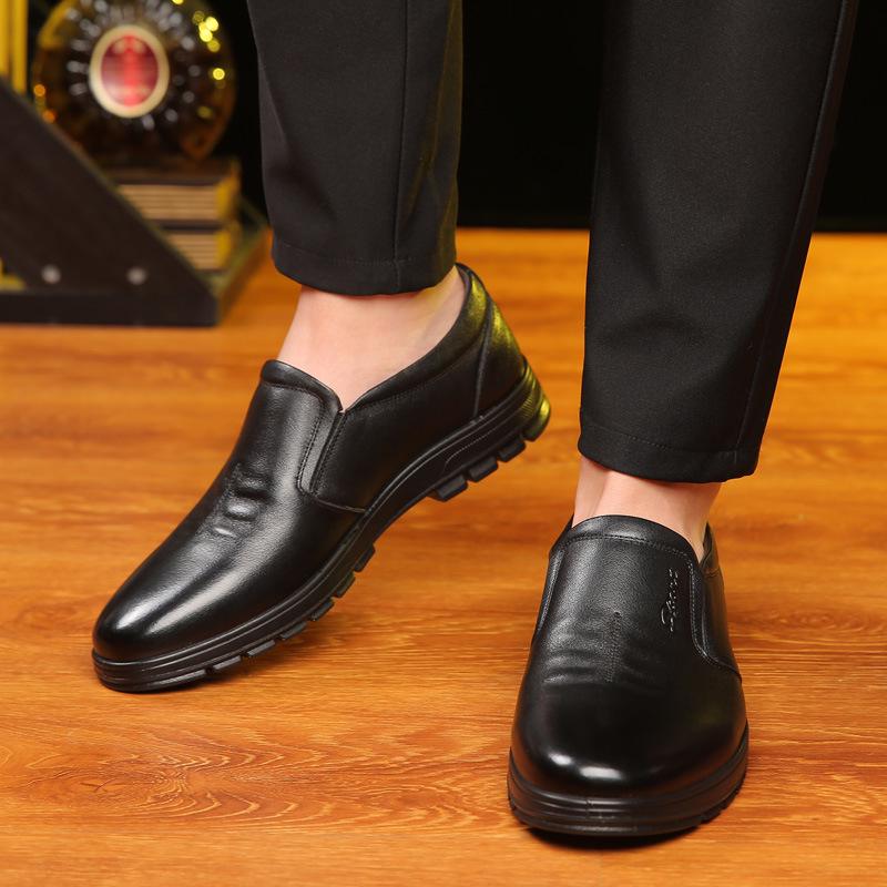 Buy Round Men s Casual Shoes Leather Top Layer Leather Plus Velvet buy-round-men-s-casual-shoes-leather-top-layer-leather-plus-velvet