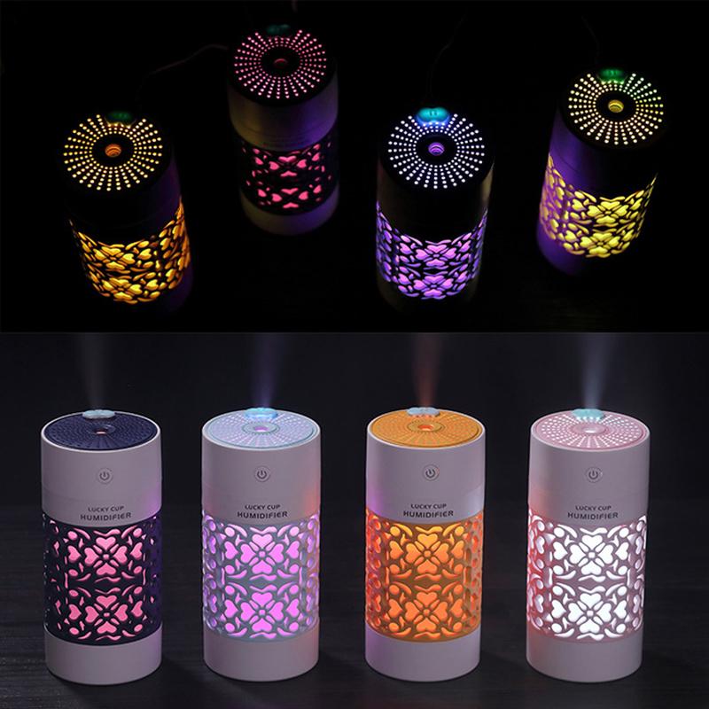 Buy Lucky Cup Humidifier USB Ultrasonic Aroma Diffuser 3 In 1 Mini ...
