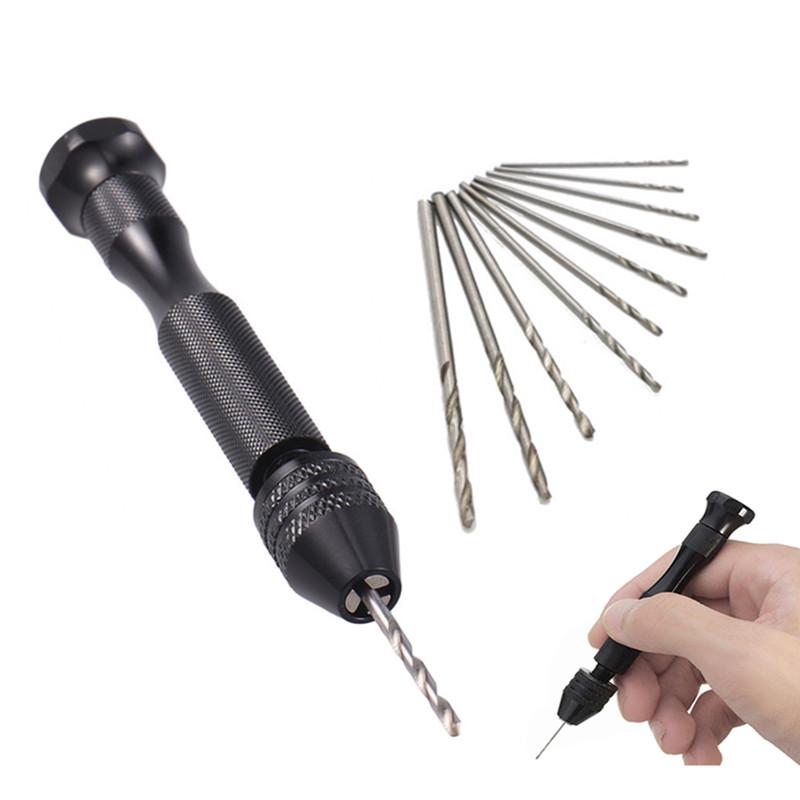 Buy 1Set DIY Non Slip Mini Manual Woodworking Drilling Rotary Tools ...