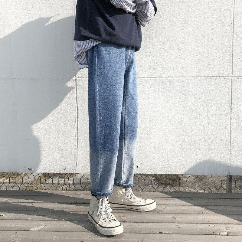 Buy Fashion Straight Gradient Handsome Jeans Men 'S Autumn Niche Design ...