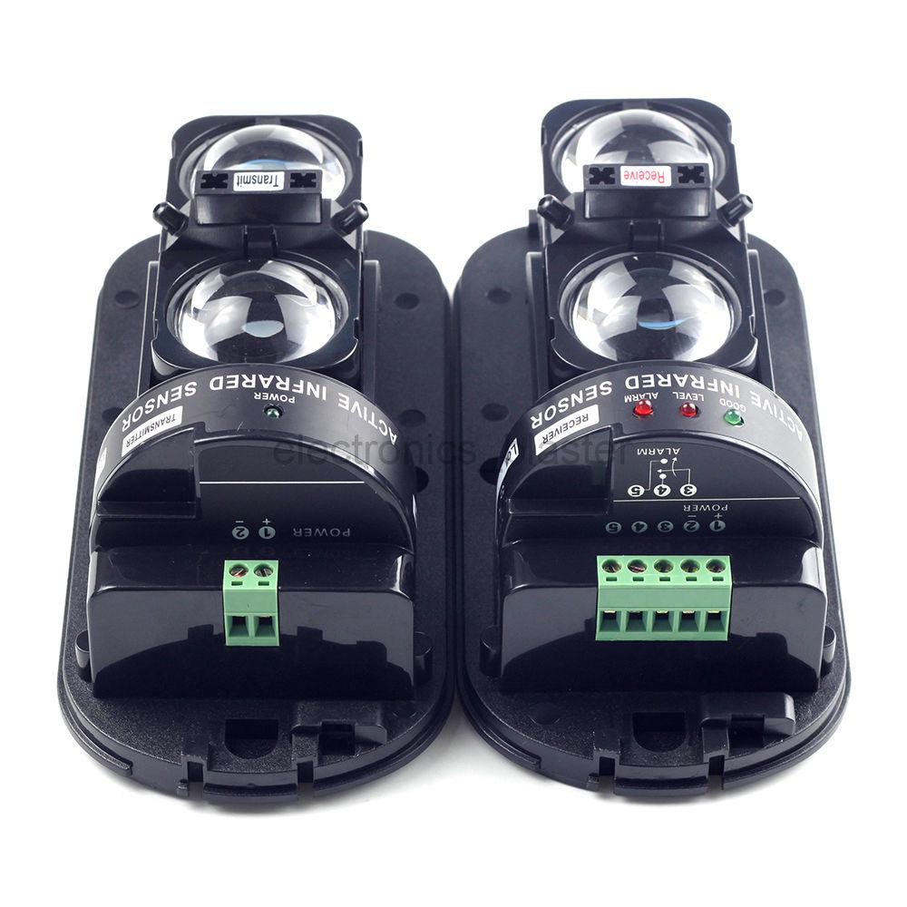Buy Dual Infrared Beam Sensor Barrier Detector for Gate Door Window ...