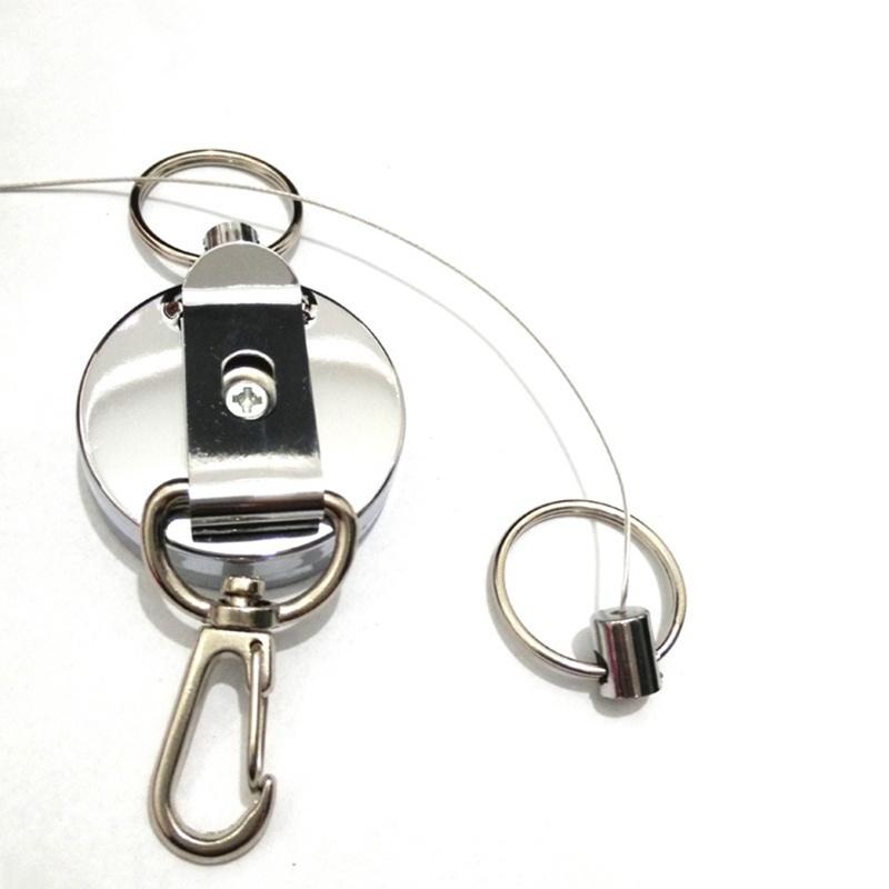 Buy Unisex Men Women Elastic Key Chain Stainless Steel Sporty ...