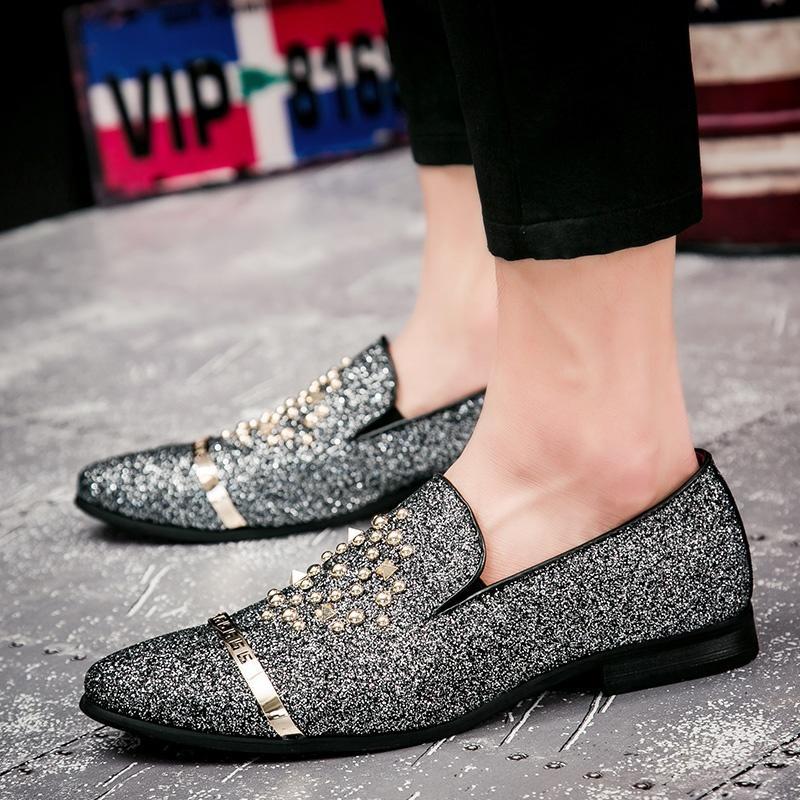 Buy Men Fashion Loafers Casual Lazy Dress Shoes at affordable prices ...