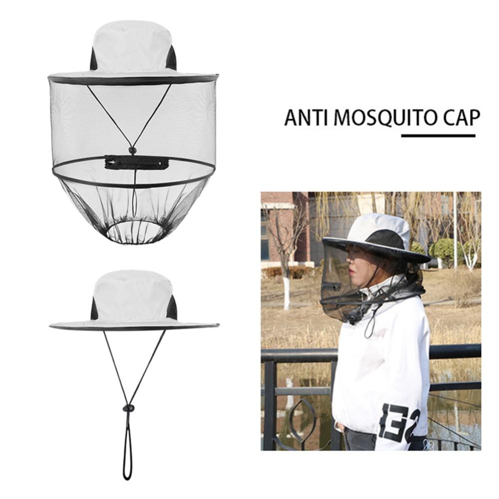 Buy Head Net Hat for Hiking Gardening Beekeeper Bee Veil Hat Outdoor ...