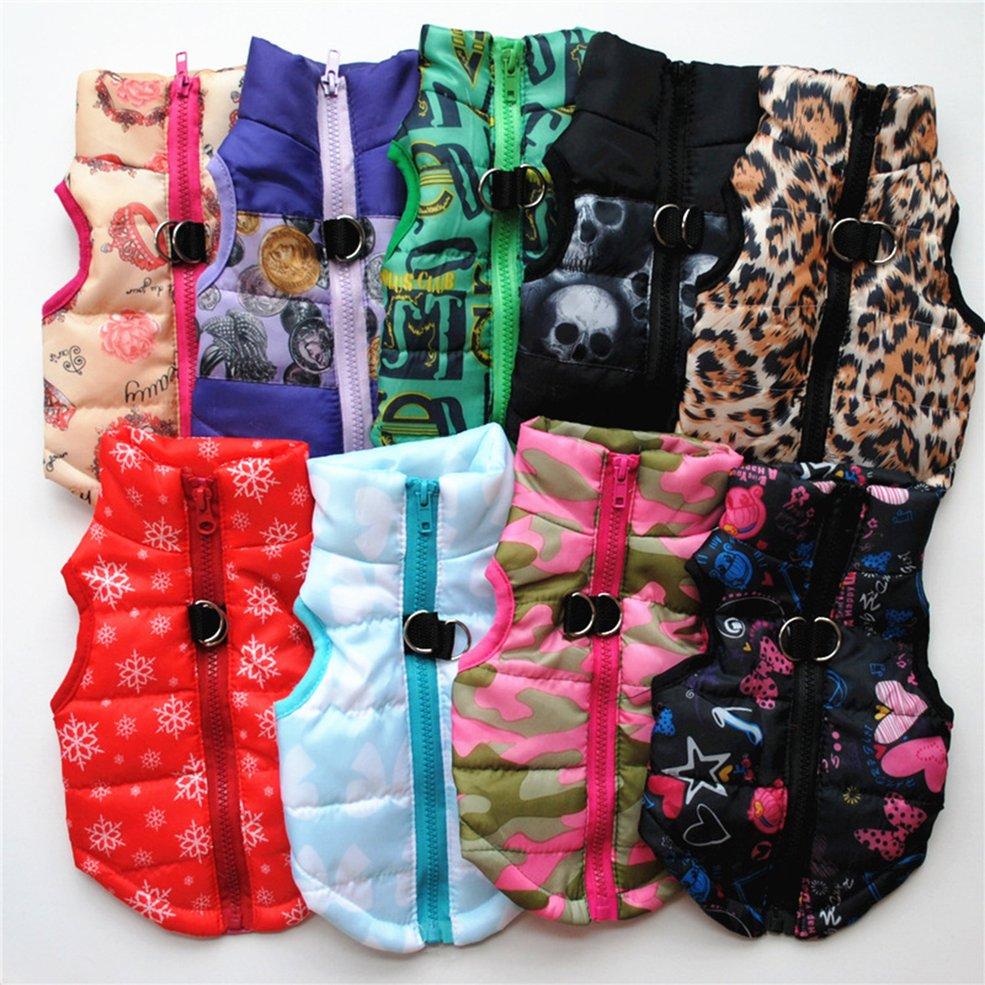 Icoco kewl Pet Puppy Clothes Autumn And Winter Warm Pet Puppy Jacket ...