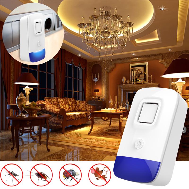 Buy Electric Fly Trap Ultrasonic Pest Repeller Mosquito Repellent Traps ...